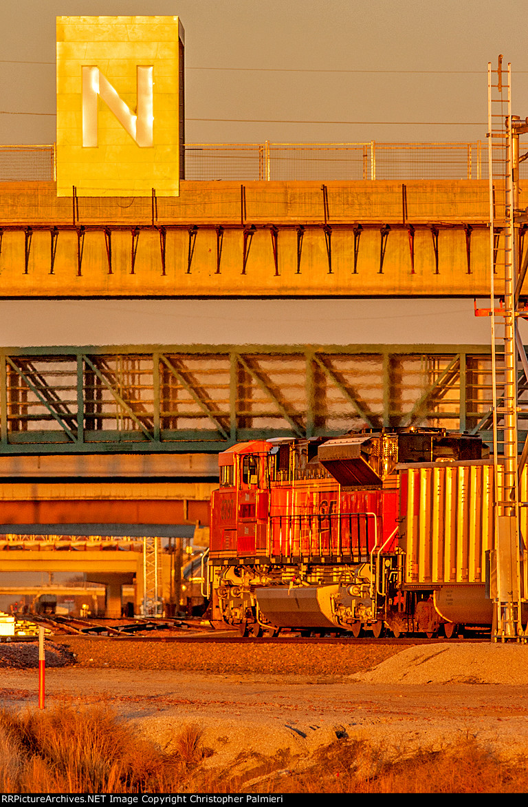 BNSF 8797 - Rear DPU on E-SAIATM0-43